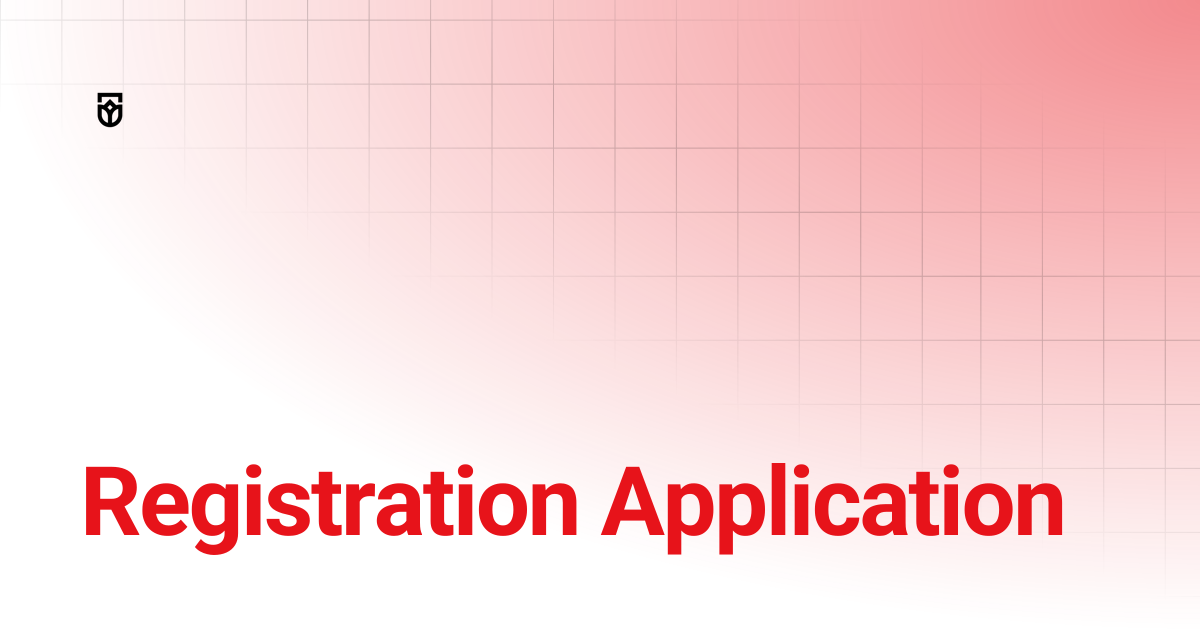 Registration Application | Documents